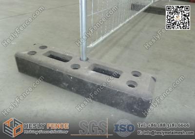 China 2.1m height China Temporary Fencing with Recycled Rubber Block Feet for sale