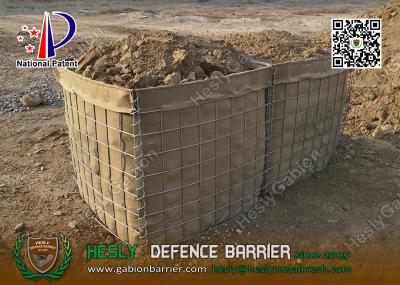 China China Military Defensive Gabion Barrier with Geotextile Fabric Lined | 0.6m to 2.21m high for sale