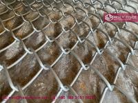 China 3mm steel wire, 30mm hole, 1770Mpa high tensile strength, Chain Link Mesh Fence, 150g zinc layer, China HeslyFence for sale