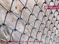 China 3mm steel wire, 30mm hole, 1770Mpa high tensile strength, Chain Link Mesh Fence, 150g zinc layer, China HeslyFence for sale