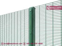 China Green Powder Coated Clear VU Mesh Fence | 358 Anti-climb Mesh | Anti-cut | 8 Gauge | HeslyFence China factory sales for sale