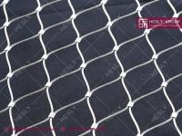 China HESLY Helideck Perimeter Safety Mesh Net | Stainless Steel 316L Wire Cable Mesh | 110kg CAP drop load test | 2.4mm wire for sale