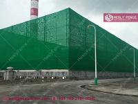 China Green HDPE Fabric Dust Control Barrier Mesh | Fire Retardant | Wind Fence supplier | UV resistance | HeslyFence China for sale