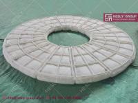 China Stainless Steel 316L Knitted Wire Mesh Demister Pad, O.D2m round shape, Factory sales China HESLY for sale