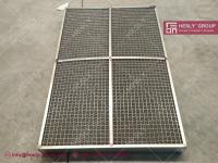 China Stainless Steel 316L Knitted Wire Mesh Demister Pad, O.D2m round shape, Factory sales China HESLY for sale