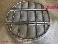 China Stainless Steel 316L Knitted Wire Mesh Demister Pad, O.D2m round shape, Factory sales China HESLY for sale