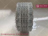 China Offshore Pipeline Reinforced Wire Mesh, 2.2mm hot dipped galvanized steel wire, width 190.5mm, 1