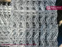 China Offshore Pipeline Reinforced Galvanized Steel Wire Mesh, 2.5mmgalvanized steel wire, width 190.5mm, 140m/roll, HESLY CHINA for sale