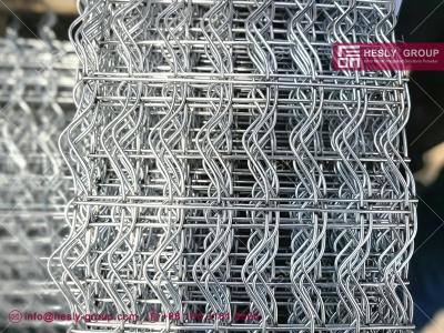 China Offshore Pipeline Reinforced Galvanized Steel Wire Mesh, 2.5mmgalvanized steel wire, width 190.5mm, 140m/roll, HESLY CHINA for sale