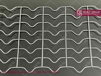 China 8 Lines wire Concrete Coating Reinforced Welded Mesh for Oil & Gas Pipeline, 2.2mm hot dipped galvanized steel wire, width 190.5mm, 1