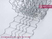 China Marine Pipeline Reinforced Wire Mesh 2.7mm galvanized steel wire, 1