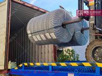 China Marine Pipeline Reinforced Wire Mesh 2.7mm galvanized steel wire, 1