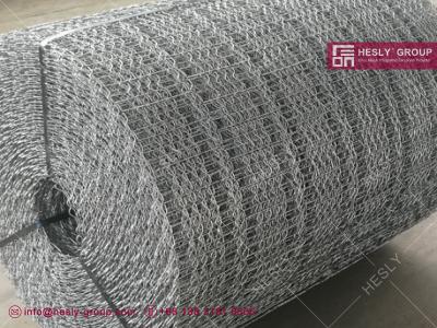 China Offshore Pipeline Counterweight Welded Mesh, 2.0mm galvanized steel wire, 190.5mm width, 140m roll, HESLY Factory sales, China for sale