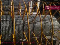 China Marine Pipeline Reinforced Welded Wire Mesh, 2.0mm galvanized steel wire, 190.5mm width, 140m roll, HESLY Factory sales, China for sale