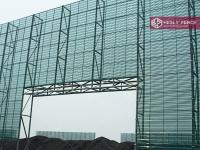 China 910mm Perforated Steel Wind Barrier | 3m length | 1.2mm thickness | China Hesly Factory manufacturer for sale