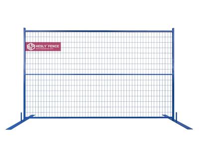 China 6ft X9.5'  Blue Color Portable Temporary Mesh Fence | China Portable Temporary Fence Factory for sale