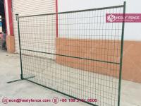 China 6ft X9.5'  Green Color Movable Temporary Mesh Fence | China Movable Temporary Fence Factory for sale