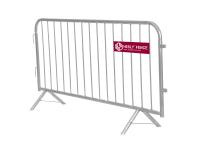 China 1.1 X 2.2m Claw Feet Crowd Barrier (China Factory) | Galvanised Steel Pedestrian Barricade for sale