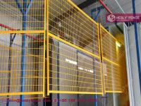 China Yellow Color Temporary Construction Fencing Panels 6ft X 8ft HeslyFence for sale