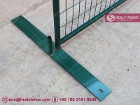 China Dark Green Color Temporary Construction Fence Panels | 8