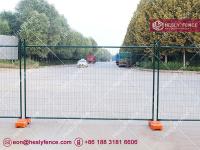 China Dark Green Powder Coated Temporary Construction Fence | 2.1X2.4m | AS4687-2007 | Hesly Fence - China Fence Factory for sale
