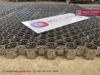China AISI 310S Hex Mesh with lances 1” and ¾” thick | China Manufacturer for sale