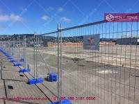 China HESLY Temporary Fence System | Steel Brace | Orange Plastic Block | O.D 32mm frame - HeslyFence,CHINA for sale