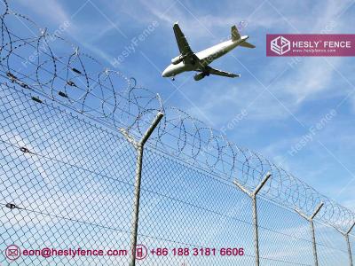 China Galvanised Chain Link Wire Fence | 60X60mm diamond hole | 3m high | Hesly Fence - China for sale