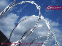 China CBT-65 Hot Dipped Galvanised Concertina Razor Edge Wire O.D. 500mm for sale