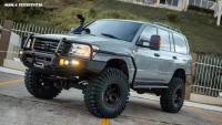 China Steel Front Offroad TOYOTA Bull Bar 4x4 Bumper For Toyota LC100 for sale