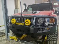 China High Durability Black Back Bumper winch bumper 4x4 bull bar for  hummer H3 for sale