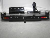 China LC80 Rear 80 Series Land Cruiser Winch Bull Bar With Fuel Tank And Spare Tyre Bracket for sale