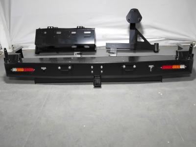 China LC80 Rear 80 Series Land Cruiser Winch Bull Bar With Fuel Tank And Spare Tyre Bracket for sale