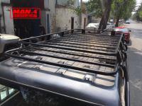 China OEM Steel Universal 4x4 Roof Rack For Rain Gutter Vehicle Powder Coated for sale
