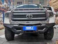 China Q235 Winch Toyota Tundra Front Bull Bar Black Powder Coating for sale