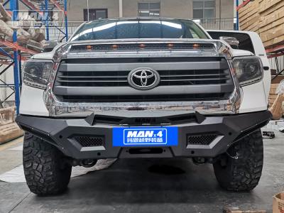 China Q235 Winch Toyota Tundra Front Bull Bar Black Powder Coating for sale