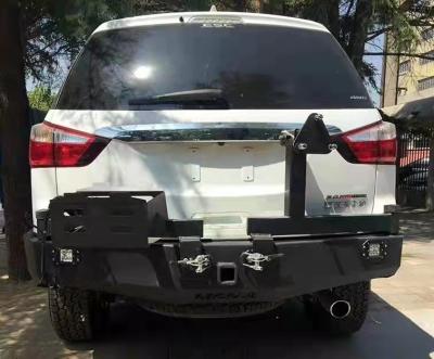 China Purple Horn Off Road Rear Bumper 2012-2020 Isuzu Mux Nudge Bar for sale