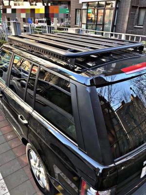 China OEM Black LAND ROVER Roof Rack Multifuctional Aluminum Flat Rack for sale