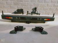 China LC79 TOYOTA Rear Bull Bar Rear Bumper With Fuel Tank And Spare Bracket for sale