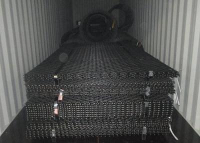 China Abrasion Resistant Steel Wire Quarry Screen Mesh 1mm-152mm Aperture Woven Metal Screen for sale
