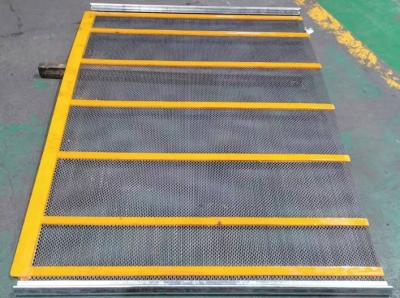 China SAE 1065 1070 Zig Zag Self Cleaning Screens 1.00mm-101.6mm Aperture for Aggregate Processing for sale