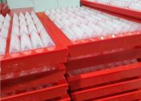 China Modular Polyurethane Screen Panel 305x305mm for Desliming Mining 0.3-2mm Aperture for sale