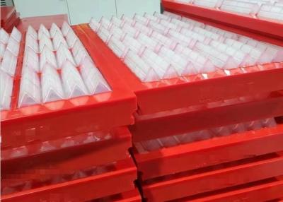 China Modular Polyurethane Screen Panel 305x305mm for Desliming Mining 0.3-2mm Aperture for sale