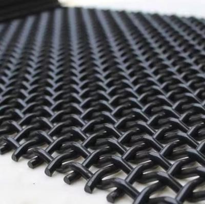China Wholesale 65Mn Stainless Steel Mine Crimped Wire Screen Mesh Hooked Sieving Mesh 1mm-152mm Aperture for sale