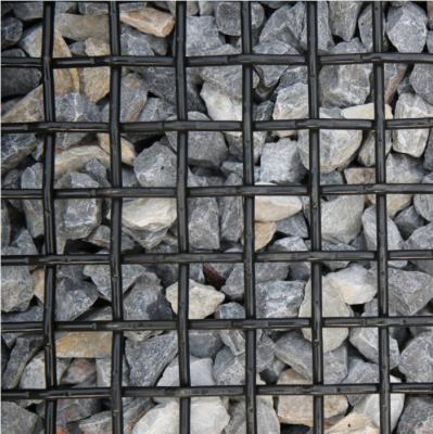 China High Carbon Steel Crimped Square Mesh for Vibrating Screens 25.4mm to 101.6mm Opening for sale