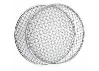 China 32cm x 32cm Galvanized Steel BBQ Grill Mesh - Disposable Square Design with Multiple Shape Options for sale