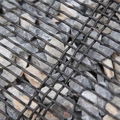 China 65Mn Spring Steel Woven Wire Screen Media 1-152.4mm Opening for Mining & Aggregate Screening for sale