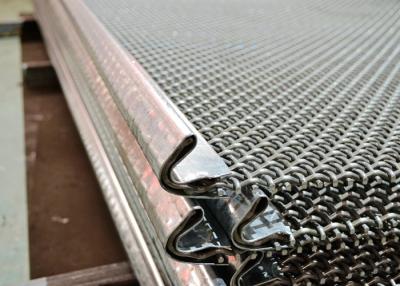 China Spring Steel Wire Double Crimp Screen Mesh 2mm to 100mm Aperture for Vibrating Screens in Mining Quarry for sale