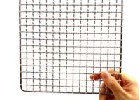 China L350mm Square 316 Stainless Steel BBQ Grill Mesh - 1.0-2.0mm Wire Diameter, Food Grade Outdoor Cooking Grid for sale