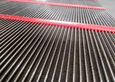 China PU Strip Self Cleaning Screen Mesh 65Mn Spring Steel Anti-Clogging 3x Longer Life for sale